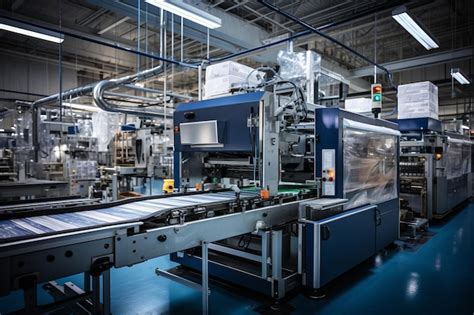 Premium Ai Image Food Packaging Plant With Automated Packing Machine