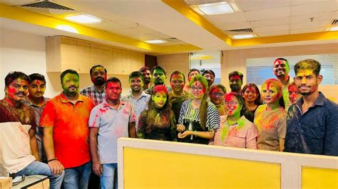 Akanksha Upadhyay On Linkedin Holi Celebrations Teamsriggle