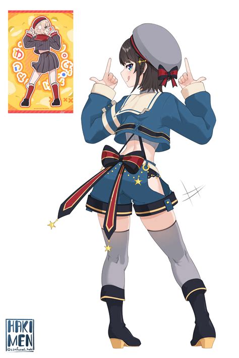 Oozora Subaru Shigure Ui Oozora Subaru And Shigure Ui Hololive And 1 More Drawn By Hakimen