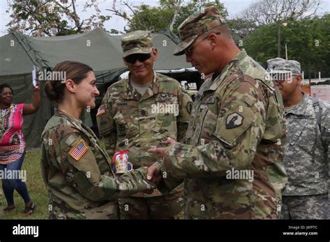 Command Sgt Maj Angel Rivera And Col John Simma Both Serving With