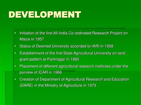 Ppt Indian Council Of Agricultural Research Icar Powerpoint