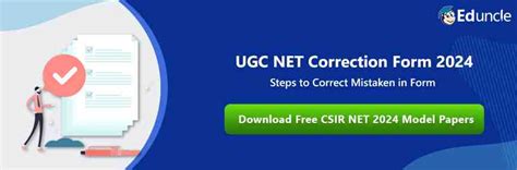 How To Make Corrections Forms In CSIR NET Application Form