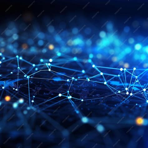 Premium Photo Abstract Background Technology Connection Digital Data And Big Data Concept Ai