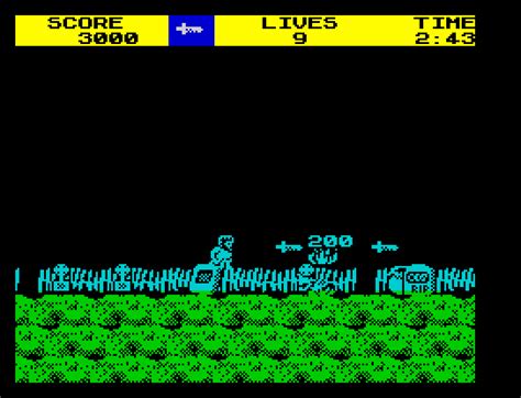 Ghosts N Goblins ZX Spectrum 06 The King Of Grabs