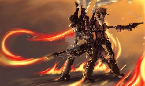 Tf2 Steampunk Robot Pyro And Scout By Darklitria On Deviantart Steampunk Robot Steampunk