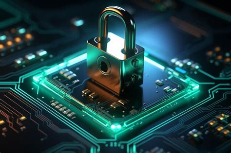 Premium Ai Image Visual Representation Of Computer Security With