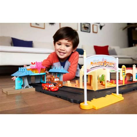 Mattel Disney And Pixar Cars On The Road Radiator Springs Tour Playset
