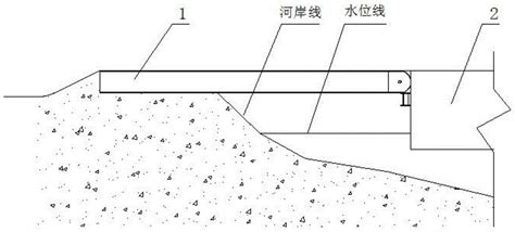 一种机械上下水中浮动平台的可移动桥面板结构的制作方法