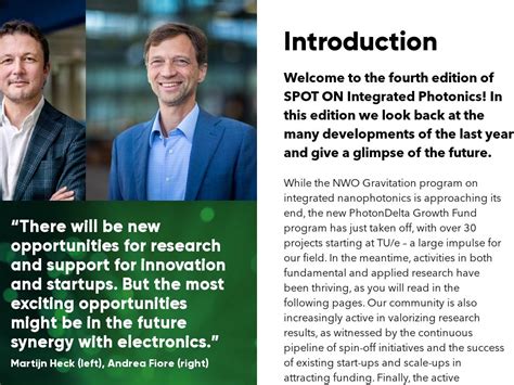 Introduction Spot On Integrated Photonics December 2023