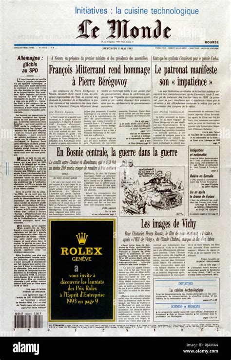 French Newspaper At John Gemmill Blog