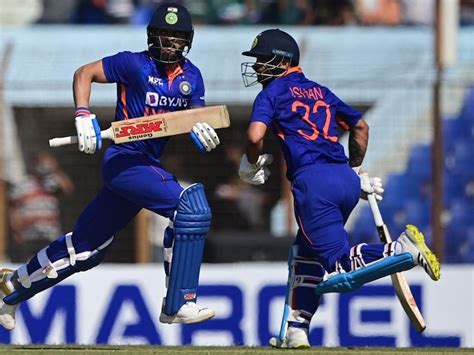 Ishan Kishan Virat Kohli Register Third Highest Partnership For India