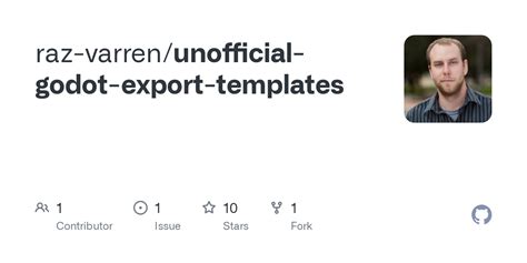 Github Raz Varrenunofficial Godot Export Templates