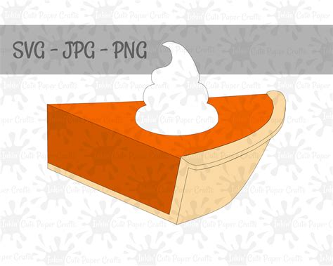Pumpkin Pie SVG Slice Of Pie Pumpkin Pie Slice Pumpkin Pie Etsy