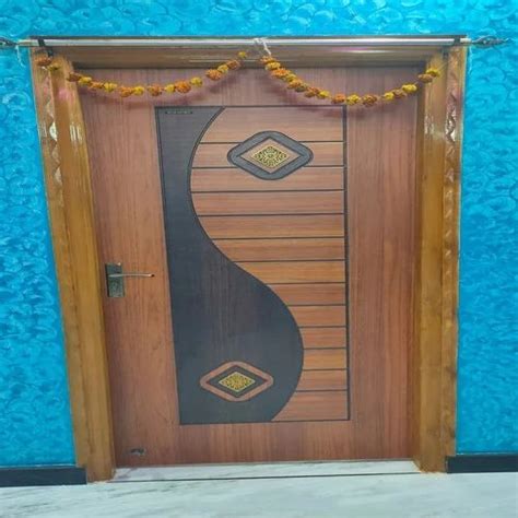 Mm Wooden Flush Exterior Door For Home Brown At Rs Sq Ft In Prakasam