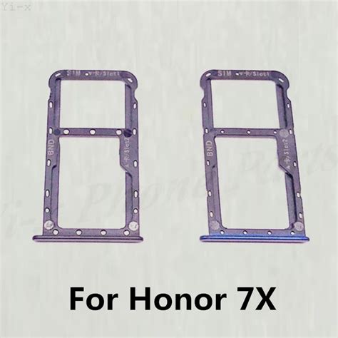 For Huawei Honor X Sim Card Holder Slot Tray For Honor X Replacement Parts In Sim Card Adapters
