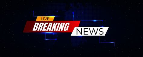 Breaking News Logo Flat Vector Banner Template Download On Pngtree