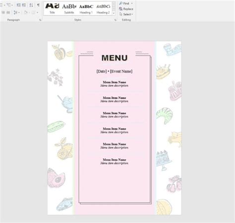 Hướng Dẫn Cách Làm Menu Trong Word đẹp đơn Giản Dễ Hiểu