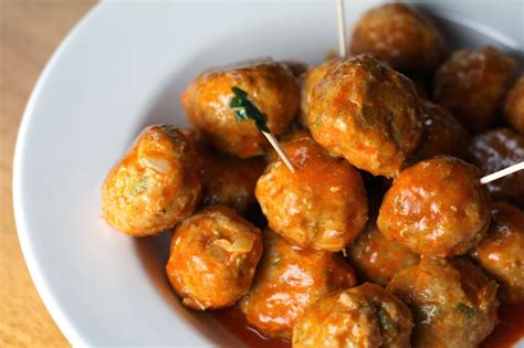 Buffalo Chicken Meatballs Cookn Is Fun Food Recipes Dessert