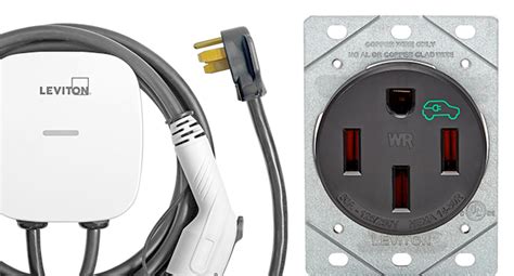 Leviton 50 Amp Ev Charging Receptacleoutlet Heavy Duty