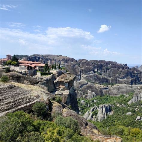 Monastery Of Rousanou Panoramic Viewpoint Scenic Lookout