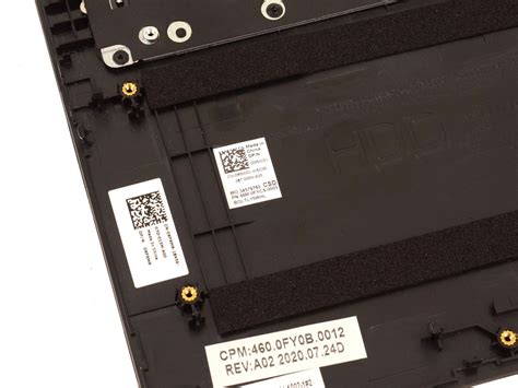 Laptop Palmrest For Dell Latitude 3500 0xpxmr Xpxmr 460 0fy0b 0012 Black Upper Case New Linda