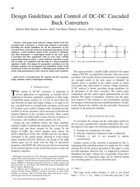 Dupont 2015 Pdf Control Theory Electronic Engineering