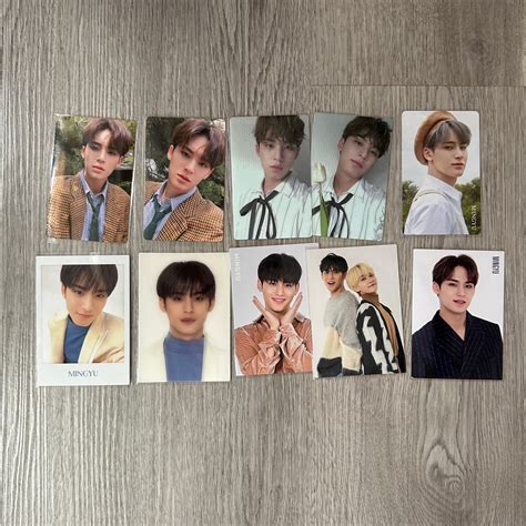 WTS SEVENTEEN SVT MINGYU AN ODE POET VERSION FULL SET PHOTOCARD PC