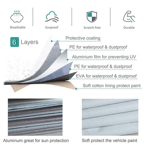 Prelata Impermeabila Pentru Masina 3m 450x175x150cm Protection F87