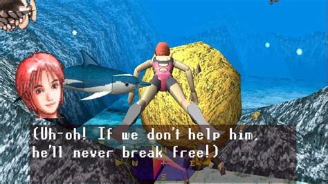 Obscure Ps1 Deep Sea Diving Game Blue Legend Of Water Now Patched To Play In English Push