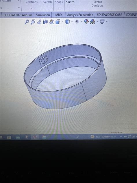 Resizing A Part Of A Solid Body R Solidworks