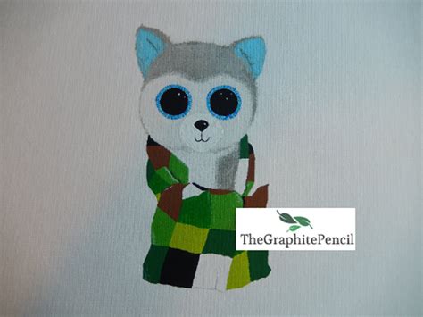 Wolf In Blanket Ty Beanie Boos Wolfhusky Print Printable Etsy