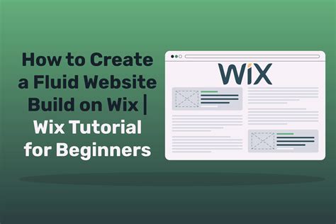 Wix Tutorial How To Create A Fluid Website For Beginners Profiletree