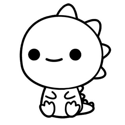 Black And White Cute Drawings Kawaii