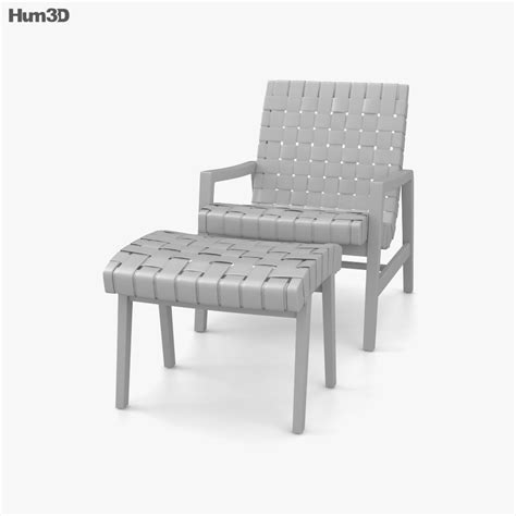 Knoll Risom Lounge Chair 3d Model Download In Max Obj Fbx C4d