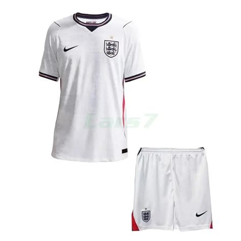 Camiseta Inglaterra Primera Equipación Mundial 2026 Blanco Niño Kit Lars7