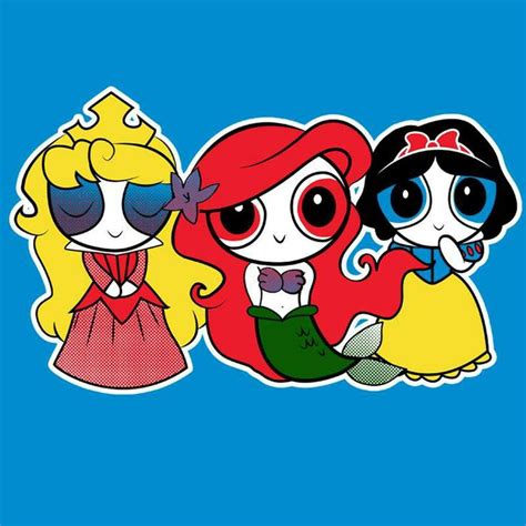 Disney Princesses Powerpuff Girls Characters Powerpuff Cartoon Sketches