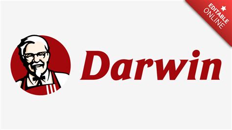 Darwin Kfc Logo Text Effect Generator