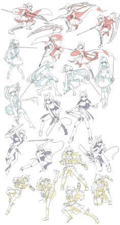 Scythe Fighting Poses