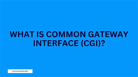 What Is Common Gateway Interface Cgi By Daniel Martin Medium