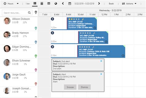 Gerenciar Alertas De Reserva No Universal Resource Scheduling
