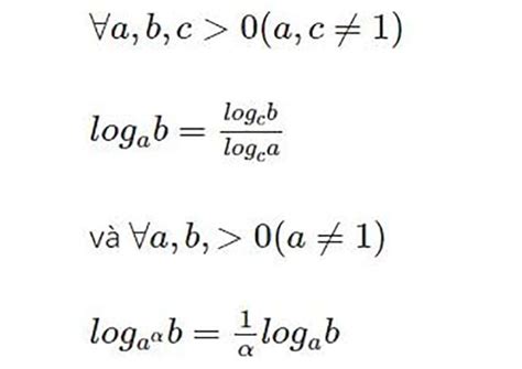 Chi Tiết Các Công Thức Logarit Lớp 12 Chuẩn Nhất 2023