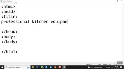 How To Create Html File Title Tag Favicon Image Youtube