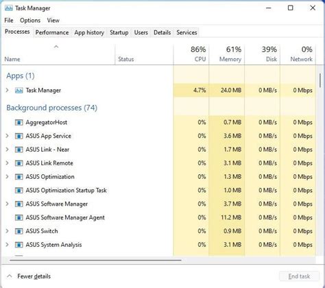 I Got A New Asus Laptop And So Much Memory And Storage Is Being Used Up
