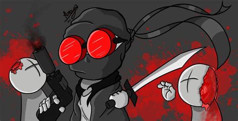 Madness Hank Fanart By Amayog On Newgrounds