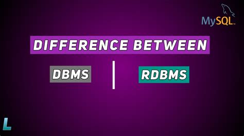 Difference Between Dbms And Rdbms Sql Series 2 Youtube