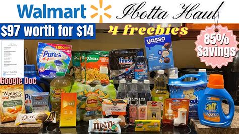Walmart Ibotta Haul Hot Laundry Deals Savings Freebies
