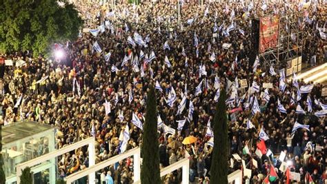 إسرائيل احتجاجات حاشدة في 3 مدن رئيسية ضد حكومة نتنياهو
