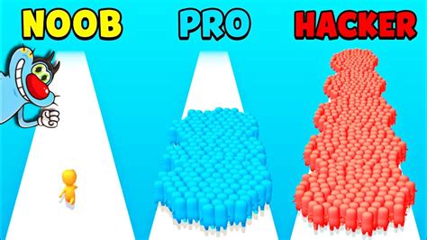 NOOB Vs PRO Vs HACKER In Count Masters With Oggy Shinchan Jack And Bob YouTube