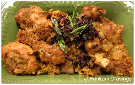 Konkani Cravings Kori Sukka Chicken Sukka Chicken With Coconut
