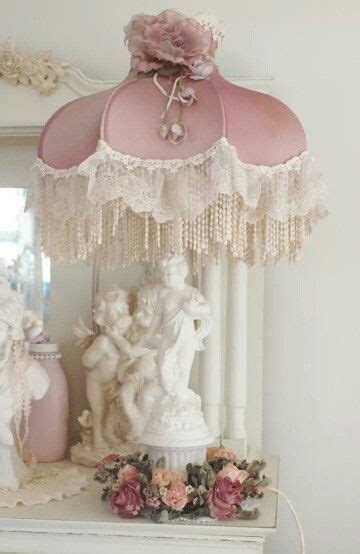 Shabby Chic Pink Lamp Shade